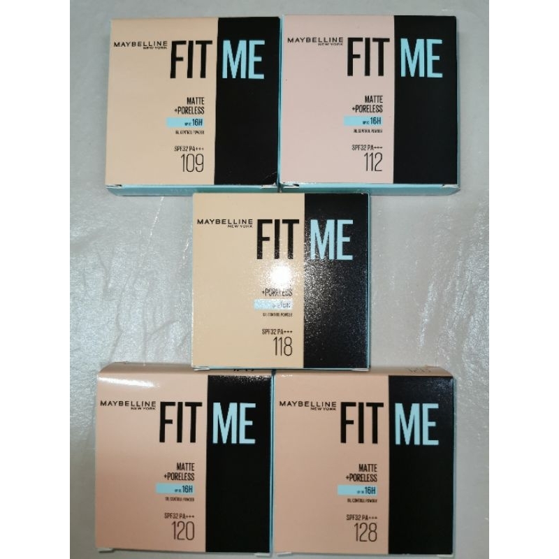 (New Stock, New Packaging) Maybelline Fit Me SPF 28 Compact Powder ...