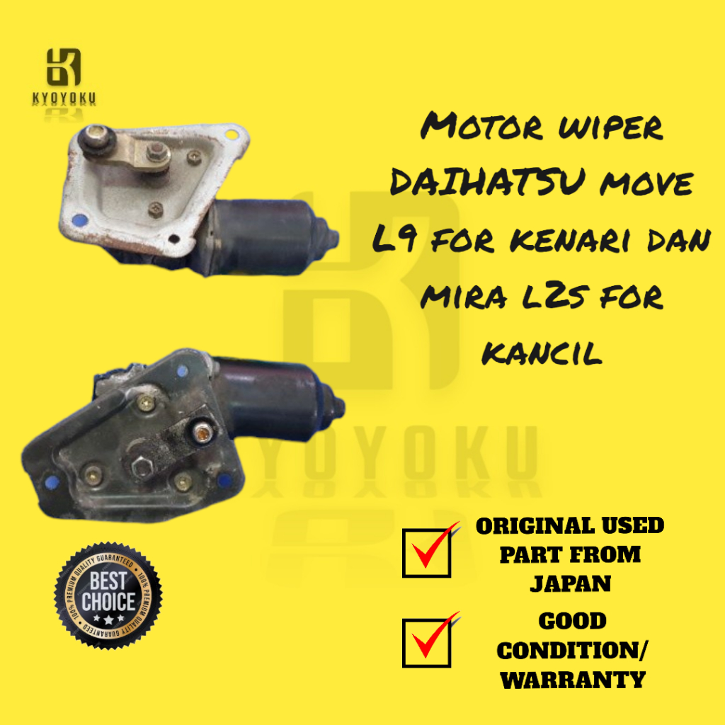 Motor wiper DAIHATSU move L9 for kenari dan mira l2s for kancil ...
