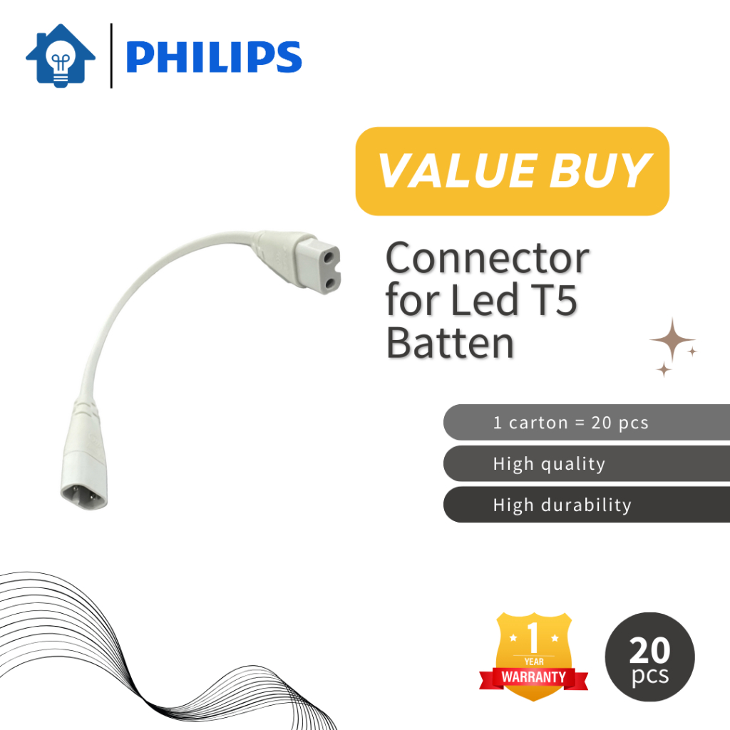 Philips Power Chord / Connector for 31600 Trunklinea Led T5 Batten ( 20 ...