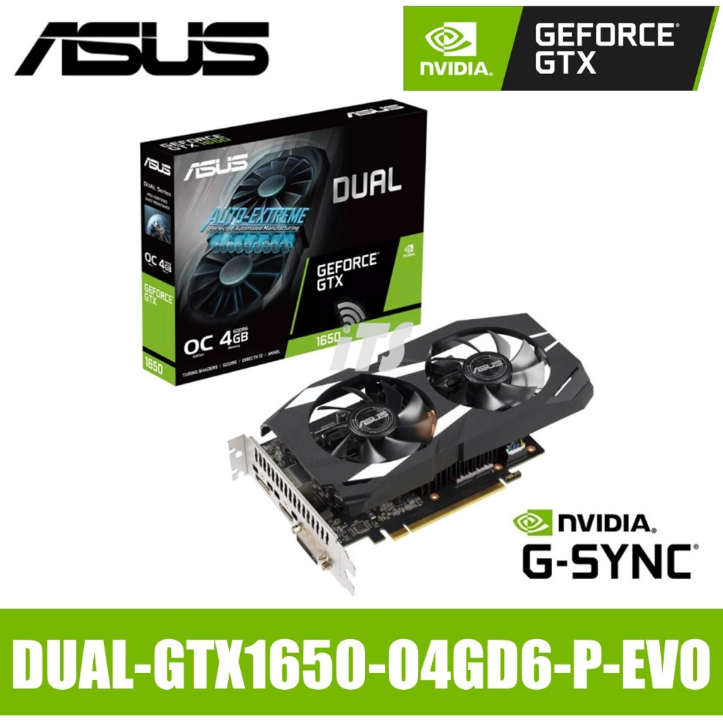 ASUS Dual GeForce GTX 1650 V2 OC Edition 4GB GDDR6 Graphics Card | Shopee Malaysia