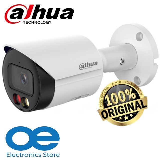 DAHUA IPC-HFW2249S-S-IL Network 2MP Fixed 3.6mm Lens H.265 Smart Dual Light Bullet WizSense ...
