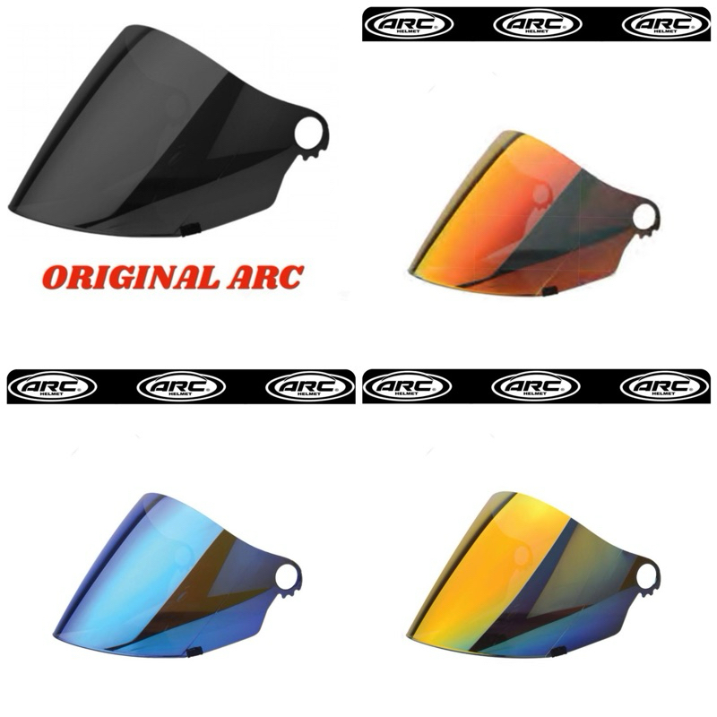 ORIGINAL ARC DISCOVERY ASTRO HELMET RUBBER VISOR SMOKE ORANGE RAINBOW ...