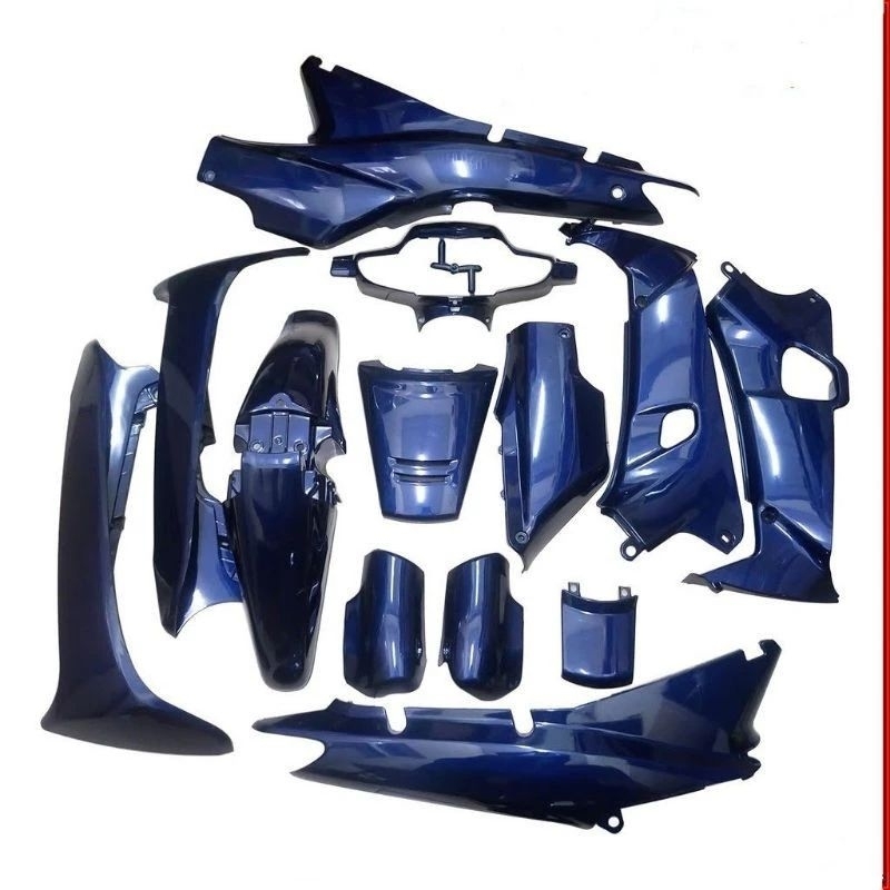Coverset Honda Wave 100 Wave100 Biru Blue DPBMC | Shopee Malaysia