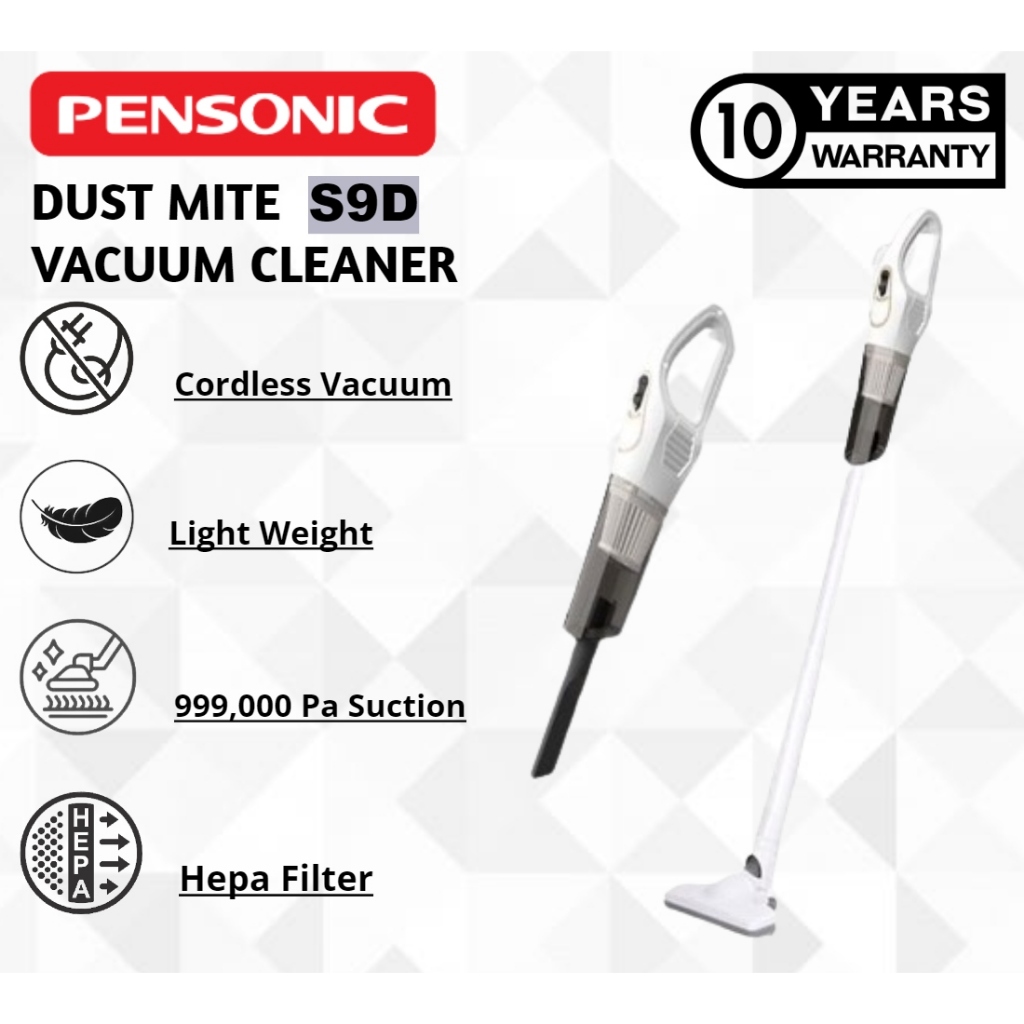 PENSONIC Cordless Vacuum Cleaner 2in1 Mop And Vacuum With Dust Mite ...