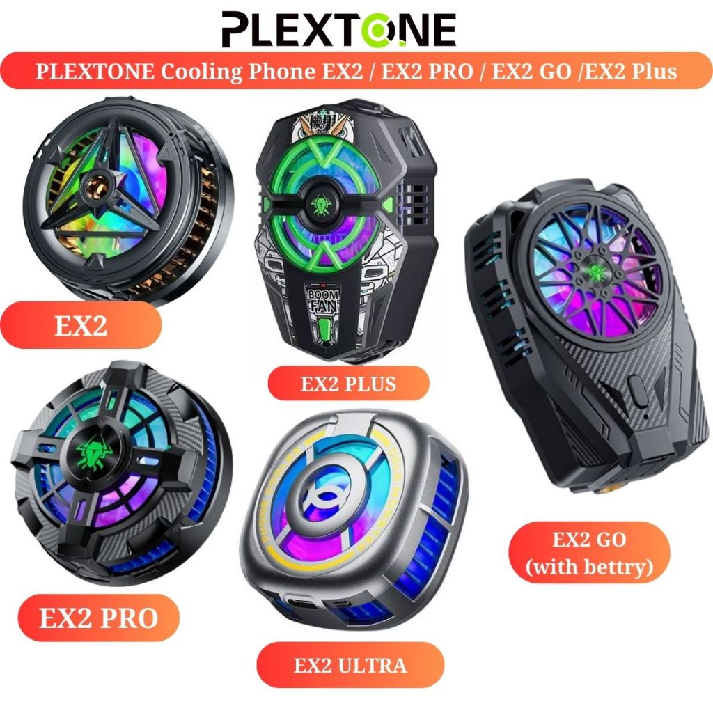 Plextone EX2/EX2 Pro/EX2 GO/EX2 PLUS Portable Mobile Phone Universal Cooler Cooling Fan Heatsink ...