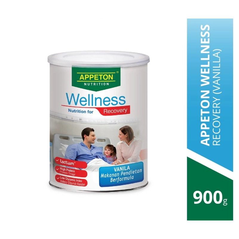 APPETON Wellness Recovery Nutrition Milk with LACTIUM - Vanilla (900g ...