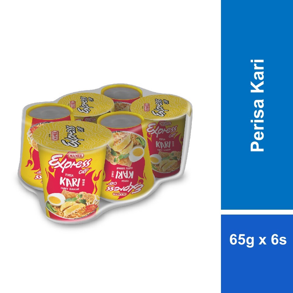 Mamee Express Cup Curry 65g x 6s | Shopee Malaysia