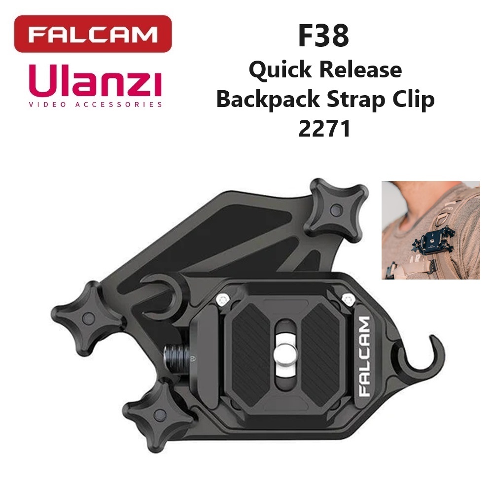 Ulanzi Falcam F38 Quick Release Backpack Strap Clip 2271 | Shopee Malaysia