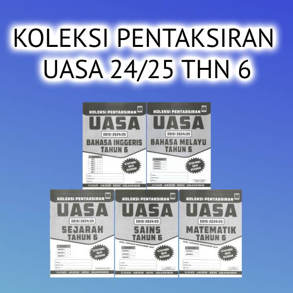 PUSTAKA VISION : KOLEKSI PENTAKSIRAN UASA 24/25 TAHUN 6 | Shopee Malaysia