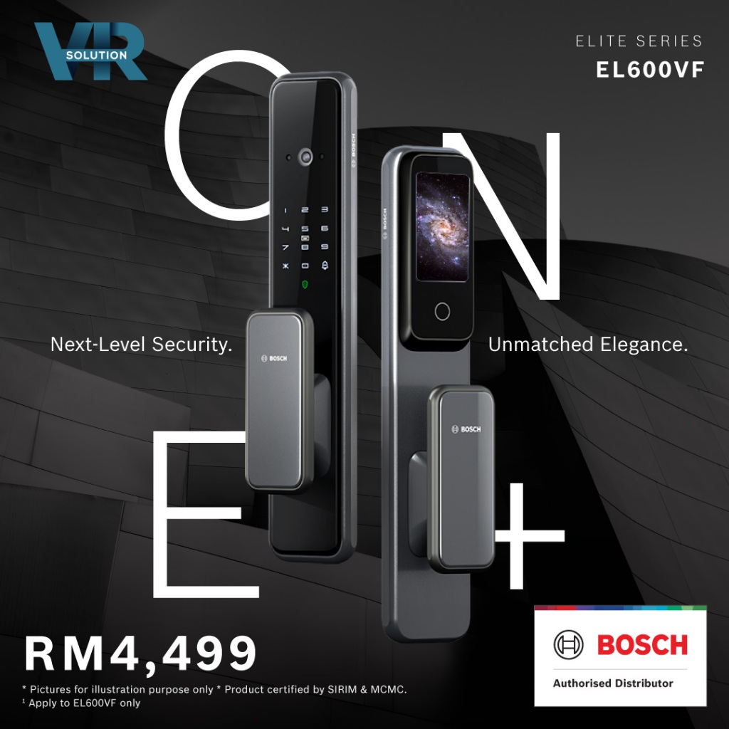 Bosch EL600VF Smart Lock / Digital Lock / Door Lock / Kunci Pintu ...