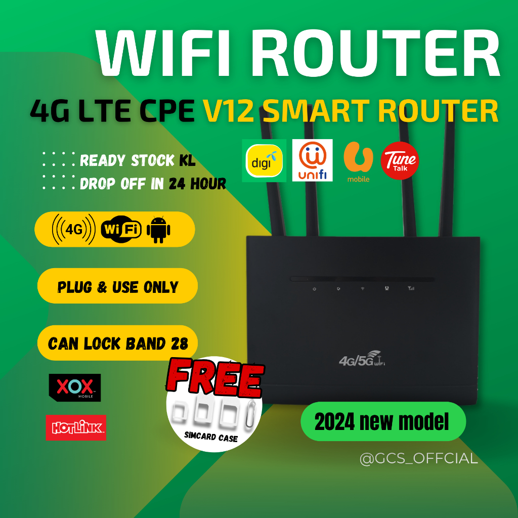 READY STOCK V12 Kunci B28 Modem WiFi Penghala Rumah Modem WiFi Rumah ...