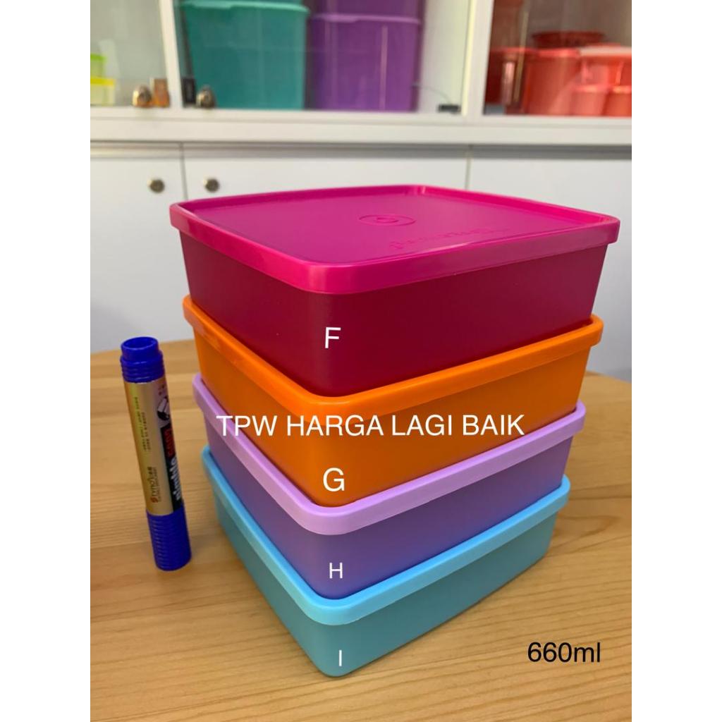 Tupperware Large Square Away 660ml (1pc) / Air Tight | Shopee Malaysia