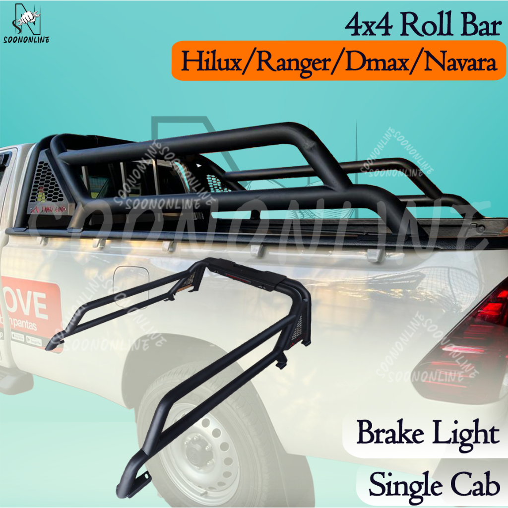 Hilux/Navara/Ranger/Dmax Single Cab Roll Bar Double Layer Single Cab ...