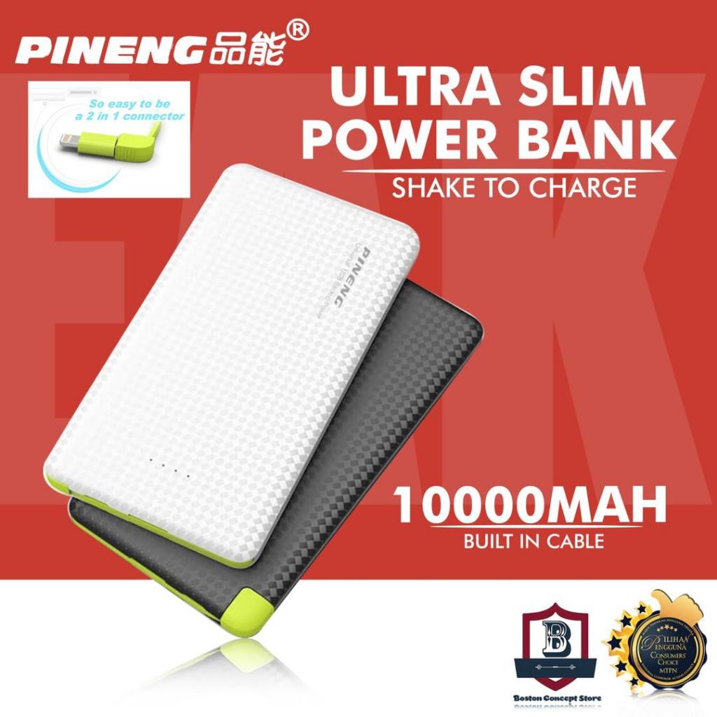 Pineng PN-951 Ultra Slim Design Power Bank 10000mAh | Shopee Malaysia