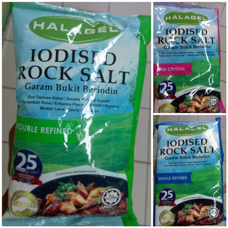 Garam Halus / Garam Makan / Halagel crystal rock salt pink / single ...