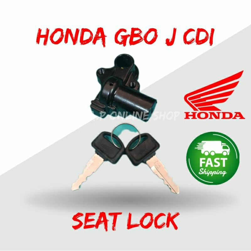 Honda GBO J Cdi Seat Lock Good Quality 🔥Fast Shipping🔥 | Shopee Malaysia