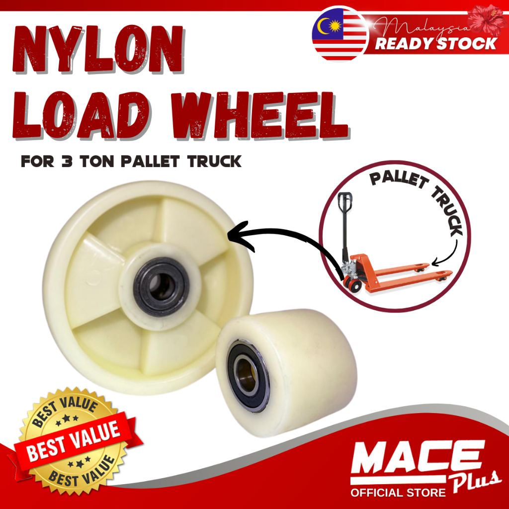67*75 / 170*50(mm) Nylon Load Wheel 3 Ton Pallet Truck Wheel Nylon ...
