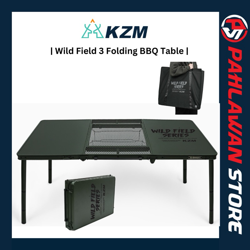 KZM Wild Field 3 Folding BBQ Table | Shopee Malaysia