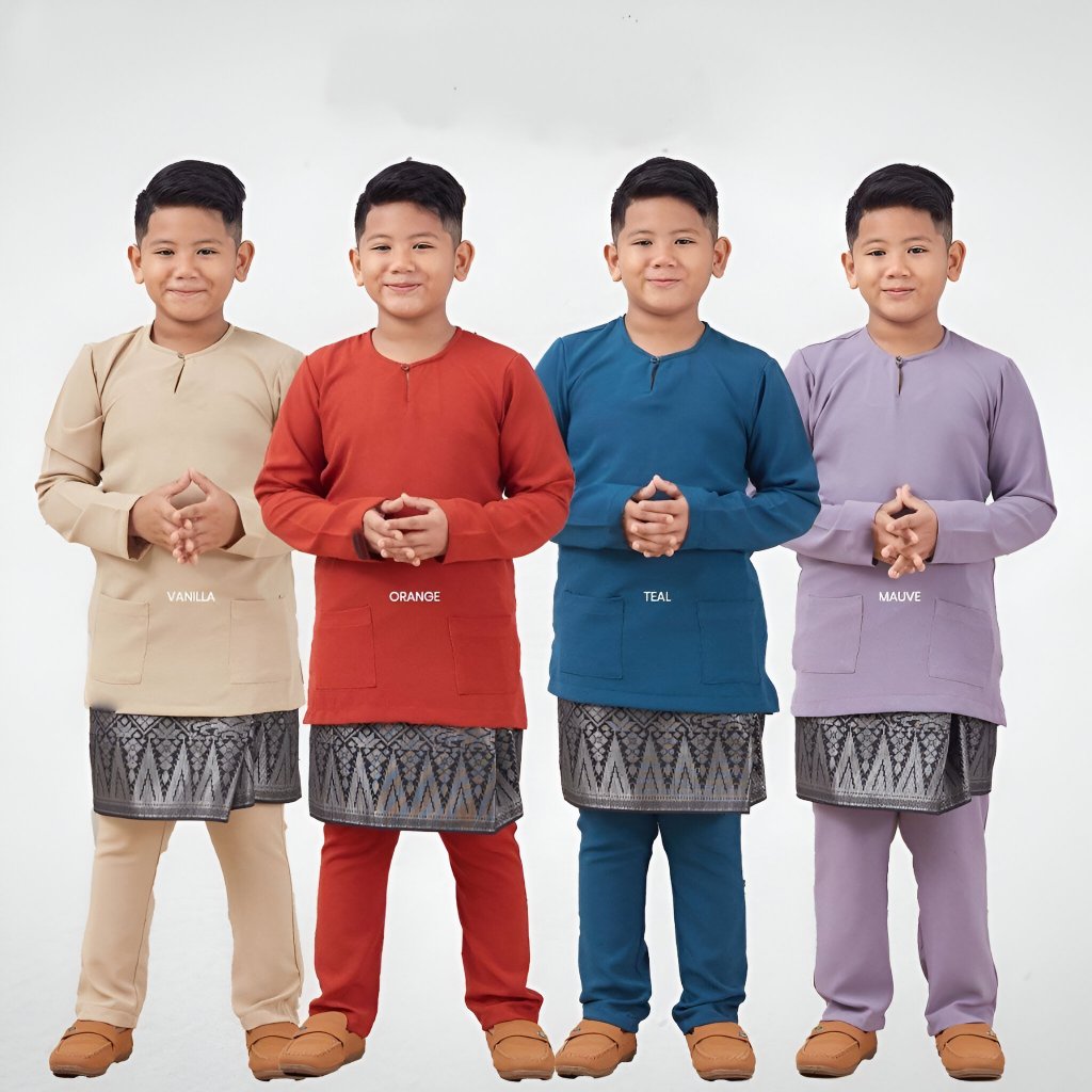 PREMIMUM BAJU MELAYU BOUDUK DOUBLE POCKET RAYA 2024 READY STCOK ANAK ...