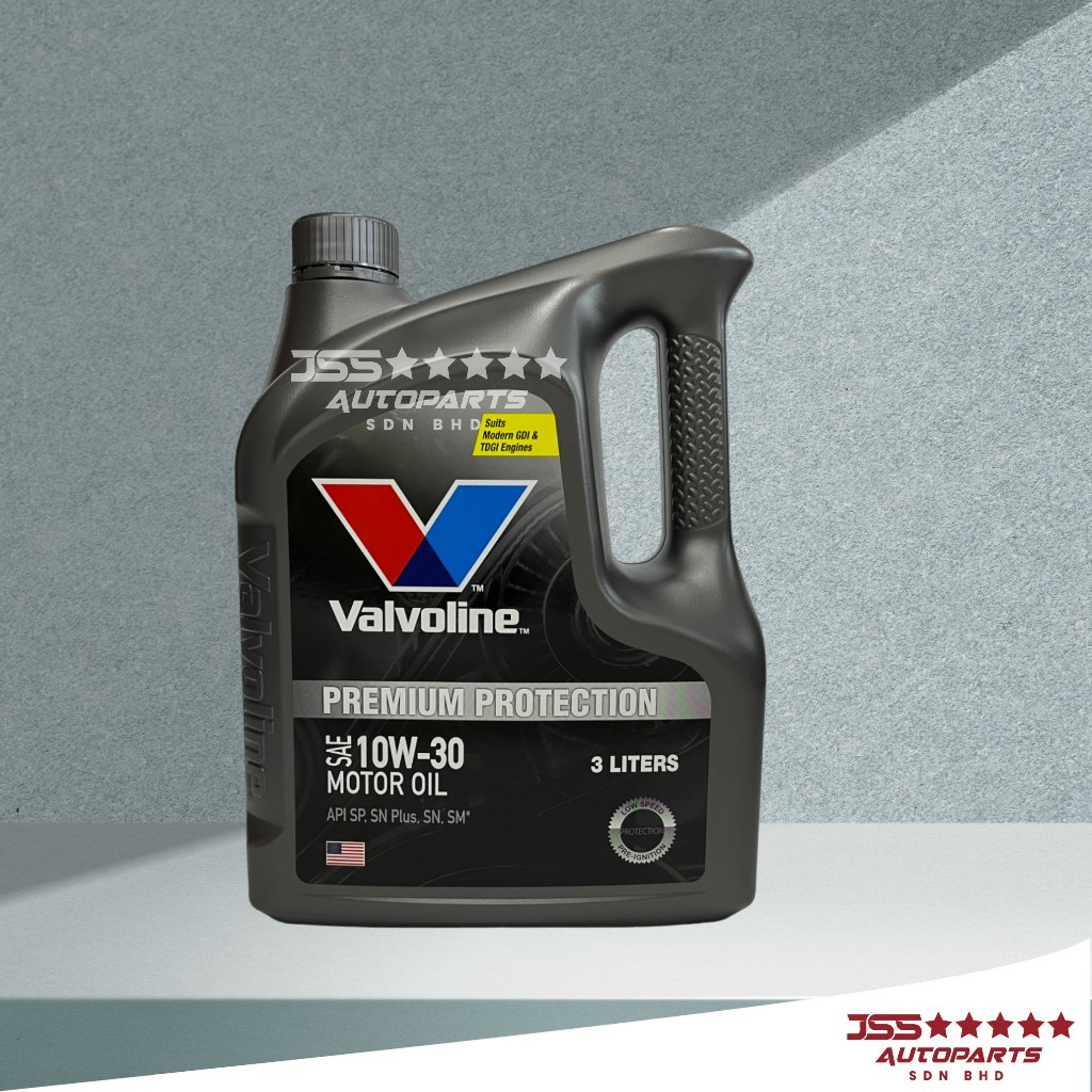 Valvoline Premium Protection 10W30 3L API SP Mineral Car Engine Oil ...