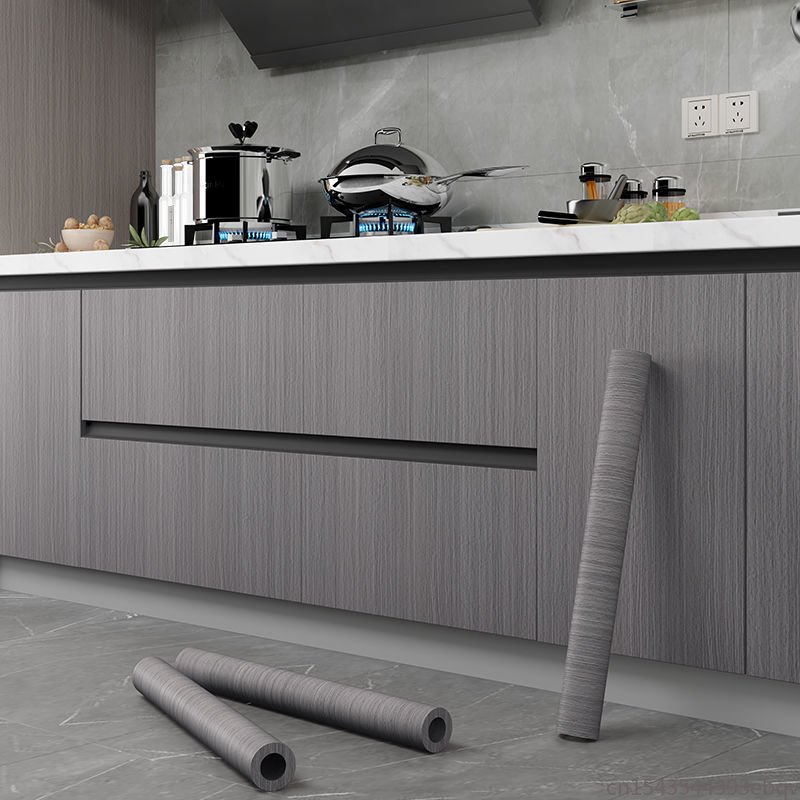 🔥Kitchen Cabinet Sticker PVC Waterproof Self-Adhesive Wallpaper For Old ...