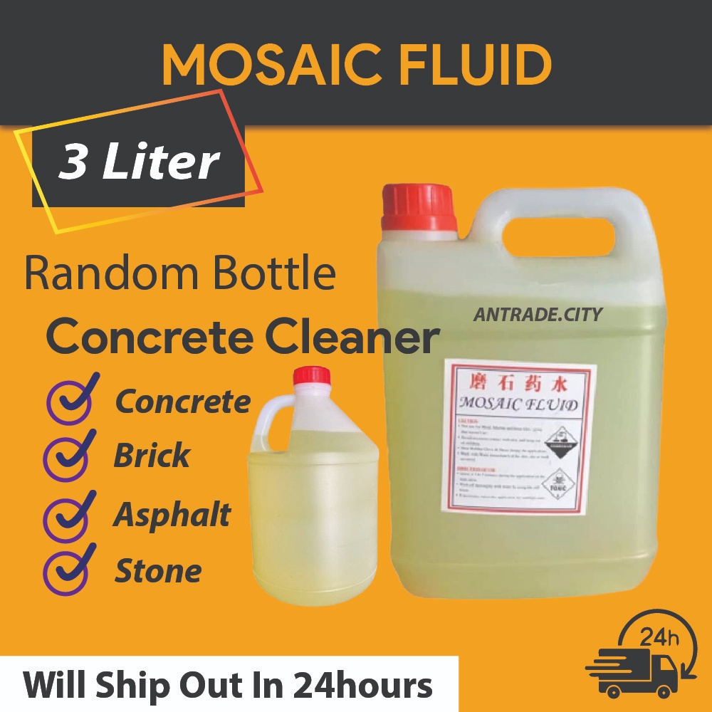 3000ML PENCUCI MOZEK , Mosaic Fluid (Acid) CONCRETE Mosaic Cleaner Acid ...