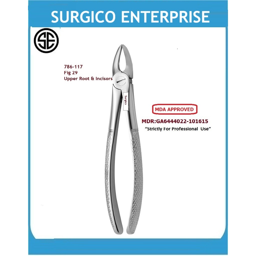 Tooth Extraction Forceps 786 117 Fig. 29 Dental Upper Roots Surgery ...