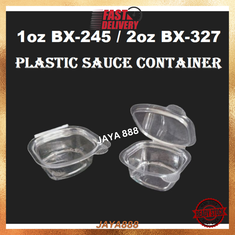 100PCS 1oz BX-245 / 2oz BX-327 Plastic Sauce Container/Sauce Container ...