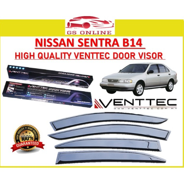NISSAN SENTRA B14 1995 1996 1997 1998 1998 1999 High Quality Venttec Door Visor Window Vent Air ...