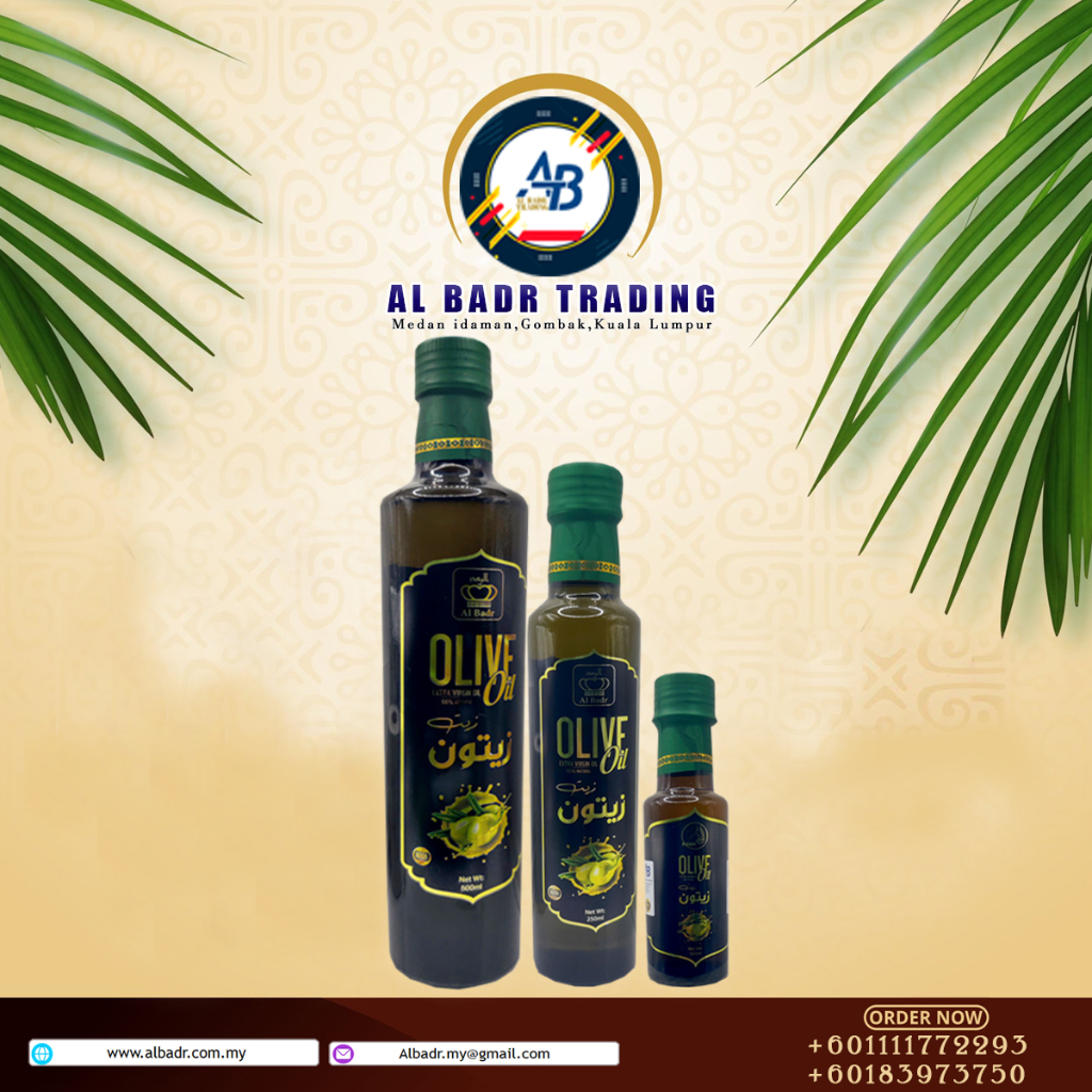 AL BADR OLIVE OIL EXTRA VIRGIN OIL - 500ML / 250ML / 100ML | Shopee ...
