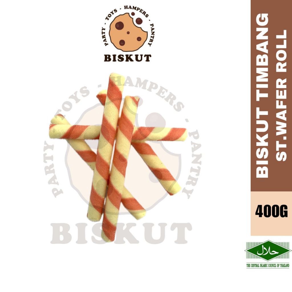 Biskut Timbang 400G/Vfood Wafer Roll(Premium Choco, Vo Choco ...