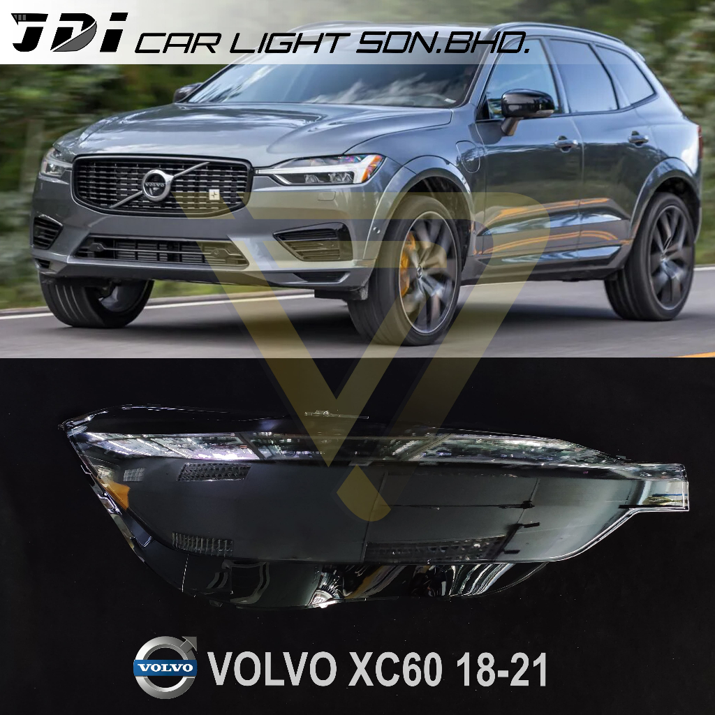 VOLVO VX60 YEAR 2018, 2019, 2020, 2021 HEADLAMP COVER (MALAYSIA READY ...