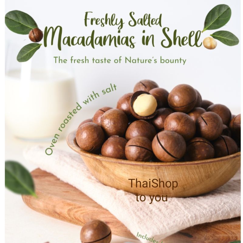 [Australian Macadamias] 500gram macadamia Nuts with shell 澳大利亚烤夏威夷果 ...