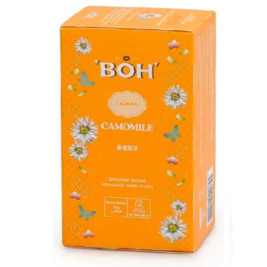 BOH Camomile Tea (Calming) | 宝乐 春黄菊茶 1.4g x 25s | Shopee Malaysia