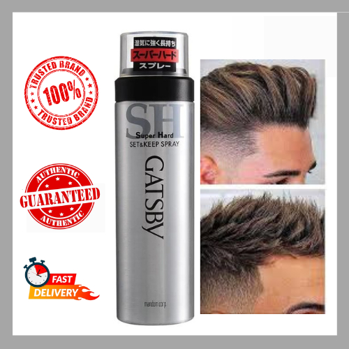 Gatsby Super Hard Set & Keep Spray 180g | Shopee Malaysia