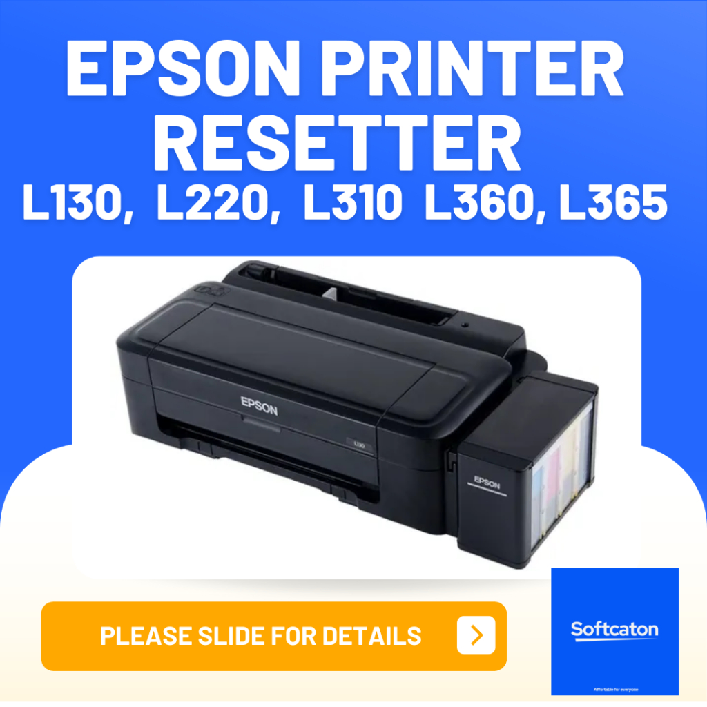 Epson Printer Resetter L130, L220, L310 L360, L365 | Shopee Malaysia