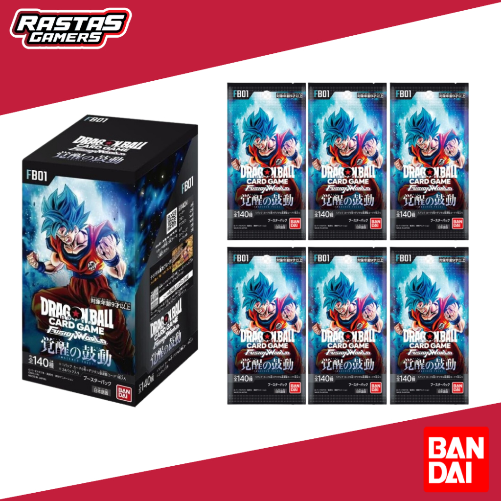 TCG DRAGON BALL SUPER TCG Fusion World Awaken Pulse Booster Pack FB01 ...