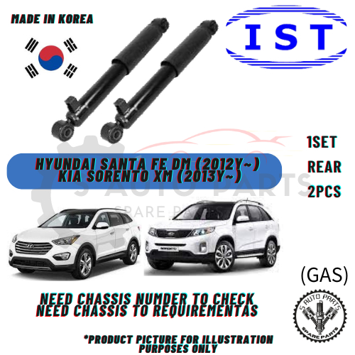 HYUNDAI SANTA FE Dm (2012y~) / KIA SORENTO XM (2013y~) (REAR 2PCS)100% ...