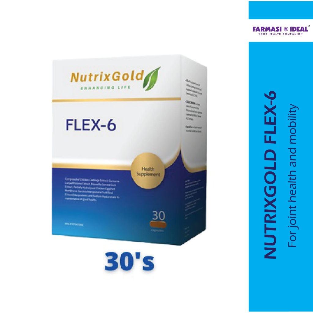 NUTRIXGOLD FLEX-6, 30's - For joint health and mobility | Shopee Malaysia