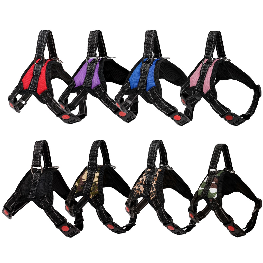 P48 |PET EQUIPMENT| pet dog saddle harness medium and large dog style ...