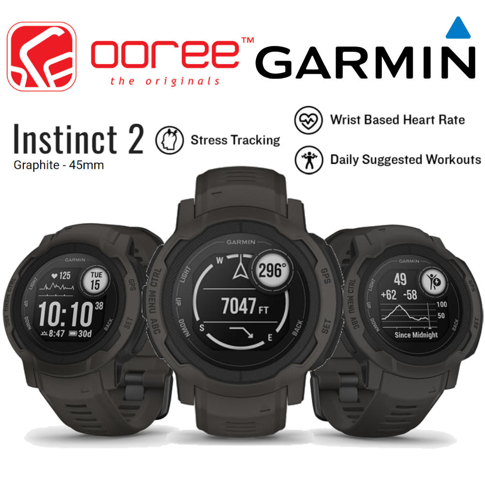 GARMIN INSTINCT 2 45MM SMART WATCH WITH UP TO 28 DAYS OF BATTERY LIFE ...