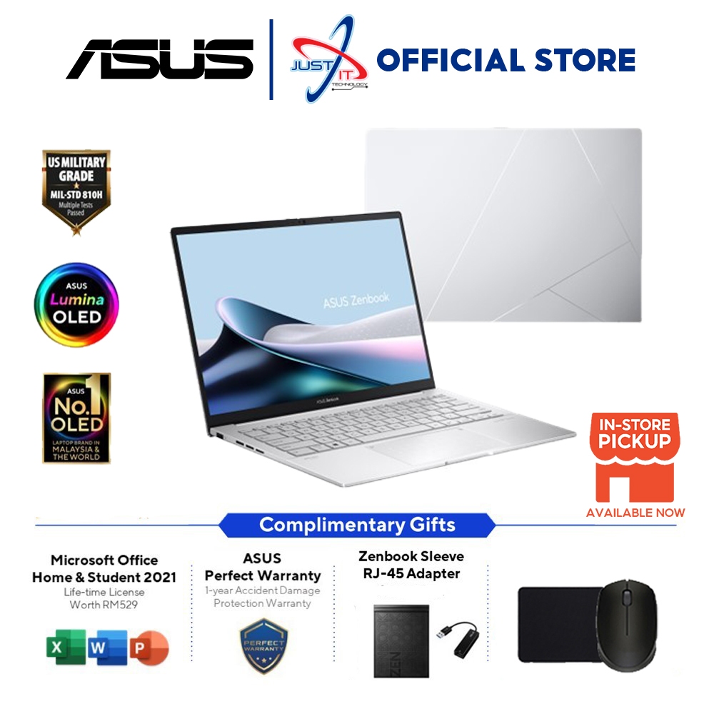 ASUS ZenBook 14 OLED (U9-185H/32GD5/1TBSSD/14") UX3405M-APZ345WS ...