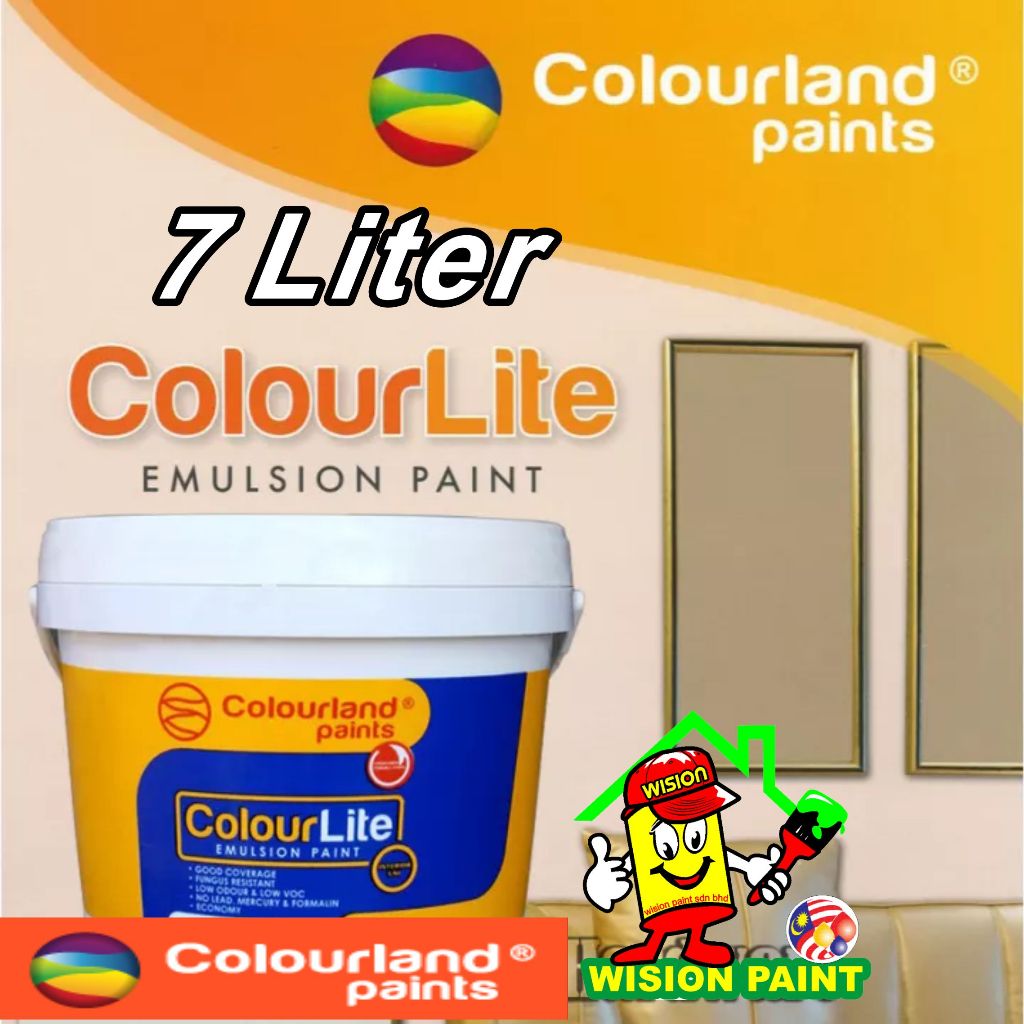 ( 7 LITRE COLOURLITE ) COLOURLAND COLOURLITE EMULSION PAINT / 7L ...