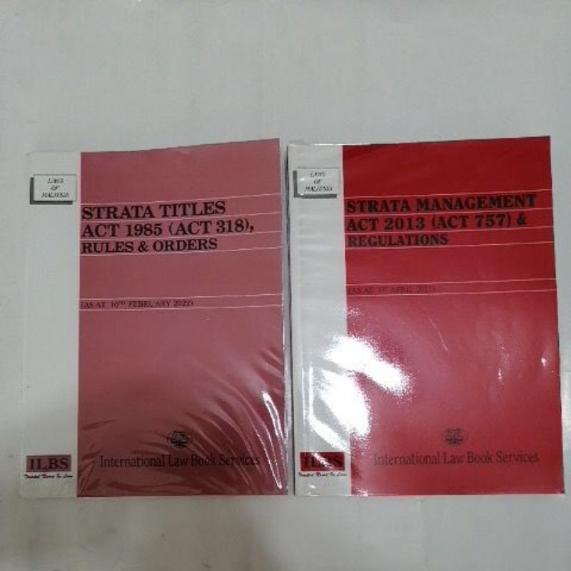 Strata Laws of Malaysia Book Collection | Shopee Malaysia