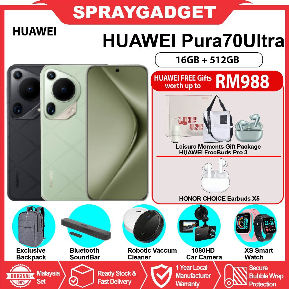 HUAWEI Pura 70 Ultra (16GB RAM + 512GB ROM) Ultra Lighting Pop-Out ...