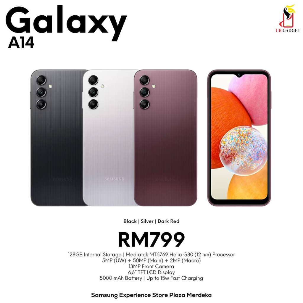 Samsung Galaxy A14 LTE & A14 5G(Malaysia Set) | Shopee Malaysia