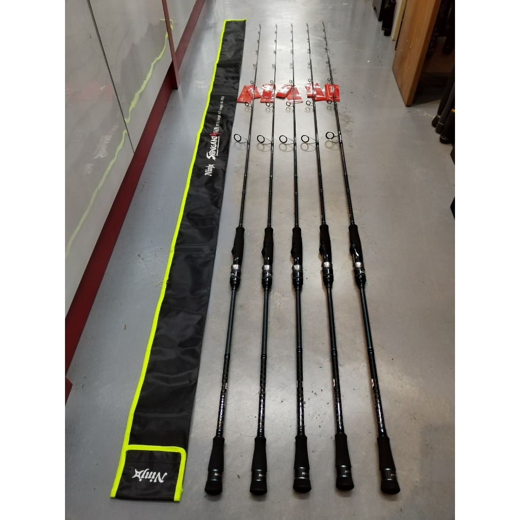 2023 Ninja Shinigami Jigging Rod Spinning Rod Saltwater Jigging Toray ...
