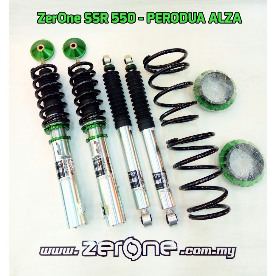 Perodua Alza - ZERONE SSR550 HI-LO SOFT HARD ADJUSTABLE SUSPENSION ...