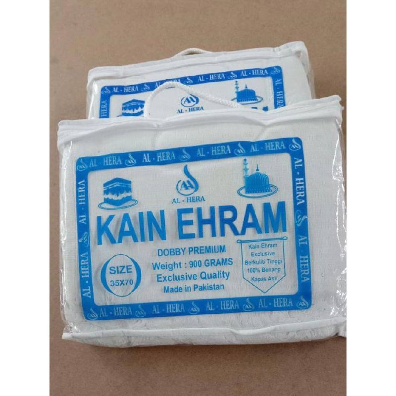 KAIN EHRAM (TURKI) COTTON KAIN AHRAM TURKEY KAIN BUDAK KAIN IHRAM KANAK ...