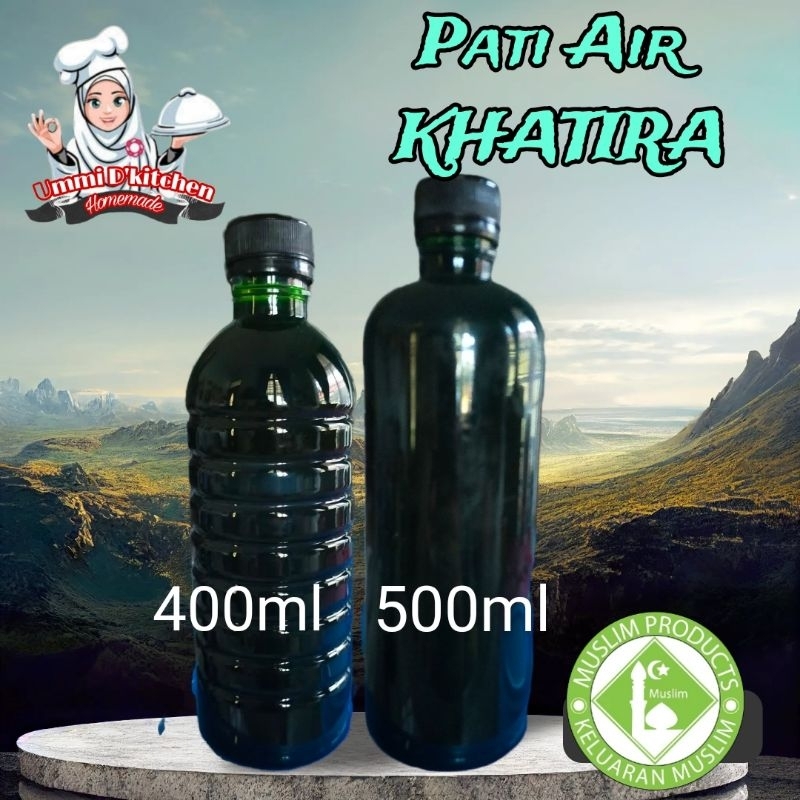 Pati Air KHATIRA (400ml dan 500ml)(biji selasih,kembang semangkuk dan ...